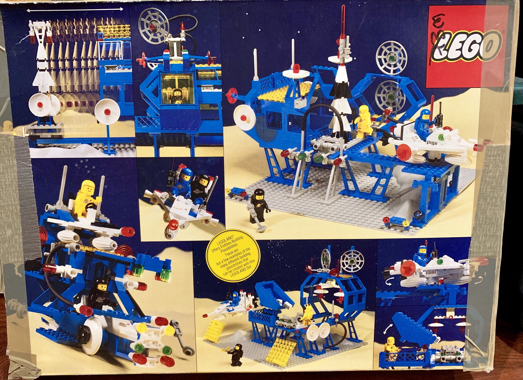 6971: Inter-Galactic Command Base - Back of the Box Builds