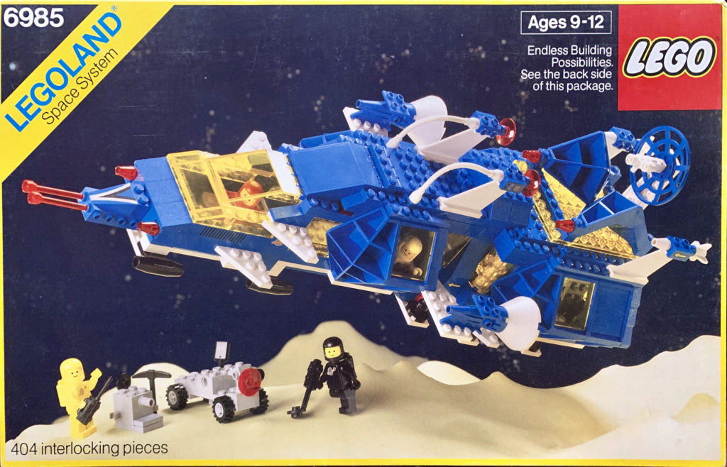 6985: Cosmic Fleet Voyager - Back of the Box Builds