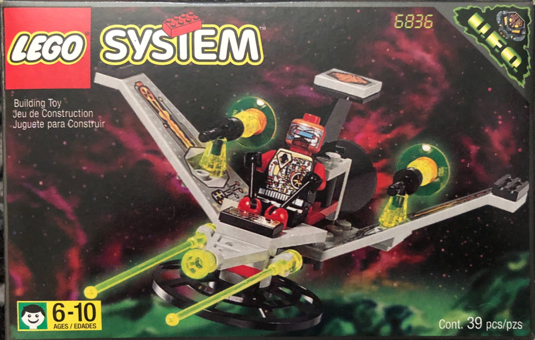 6836: V-Wing Fighter - Back of the Box Builds