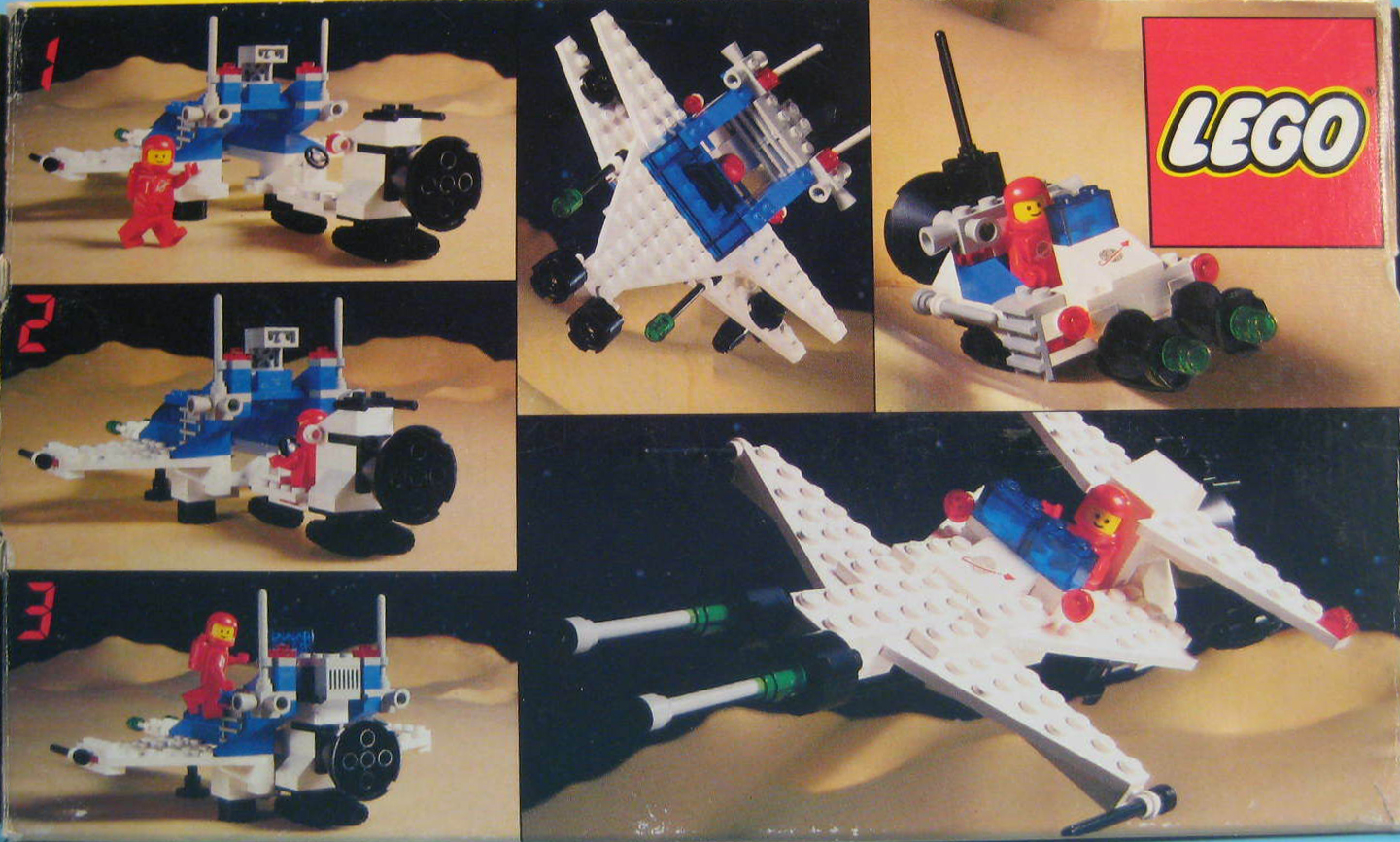 6890: Cosmic Cruiser - Back of the Box Builds