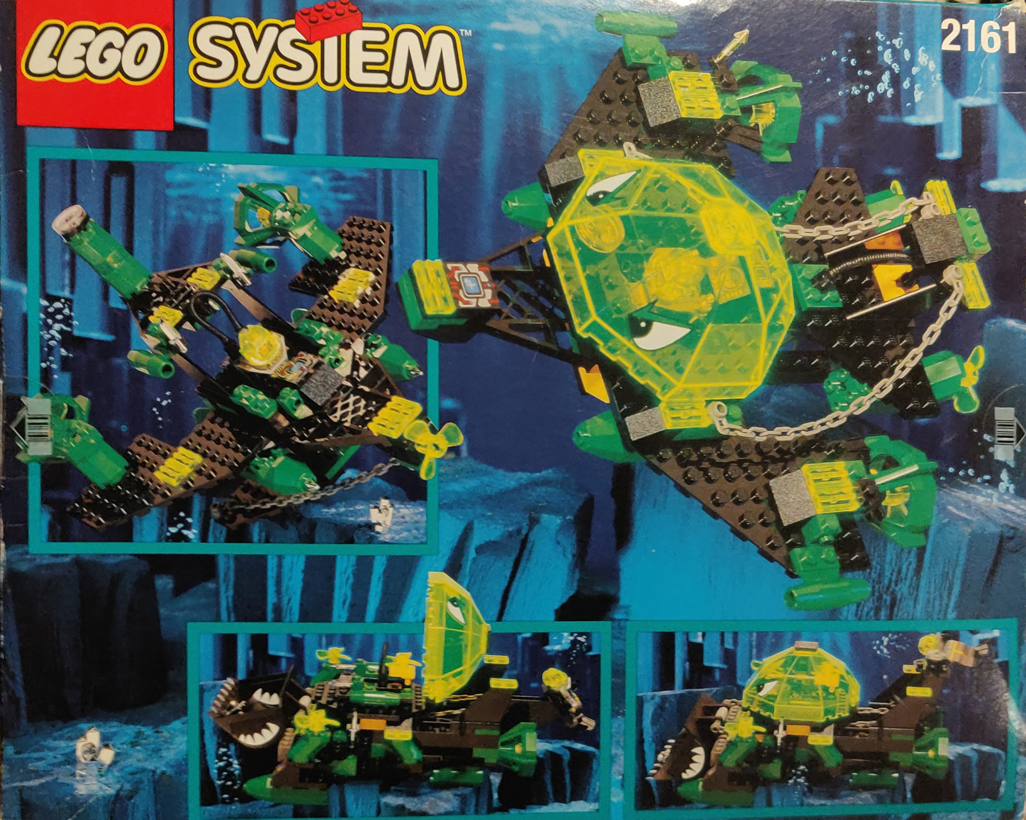 2161: Aqua Dozer - Back of the Box Builds