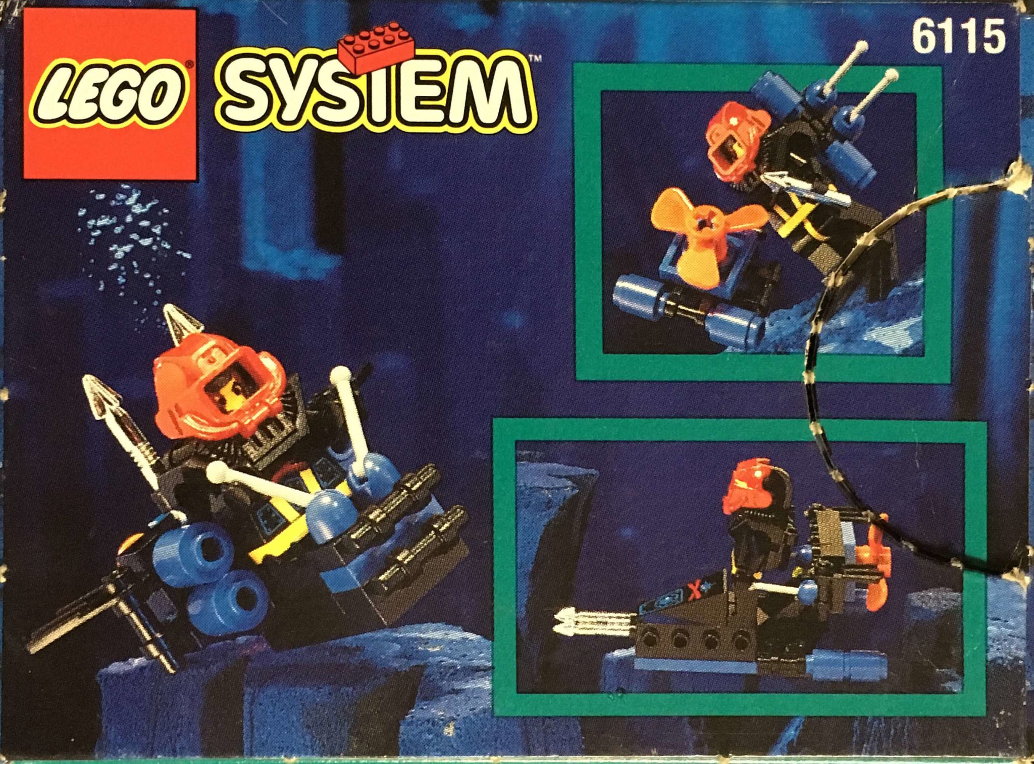 6115: Shark Scout - Back of the Box Builds