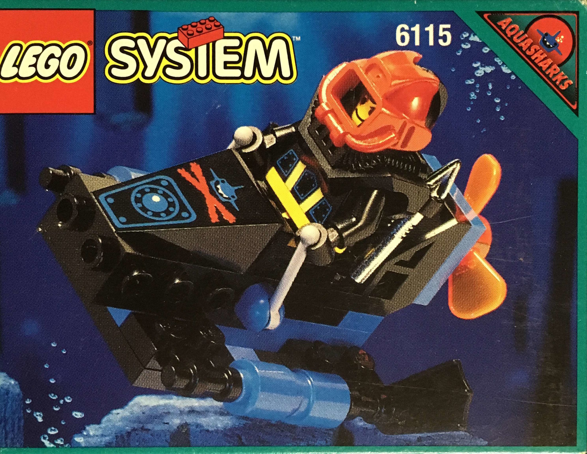 6115: Shark Scout - Back of the Box Builds