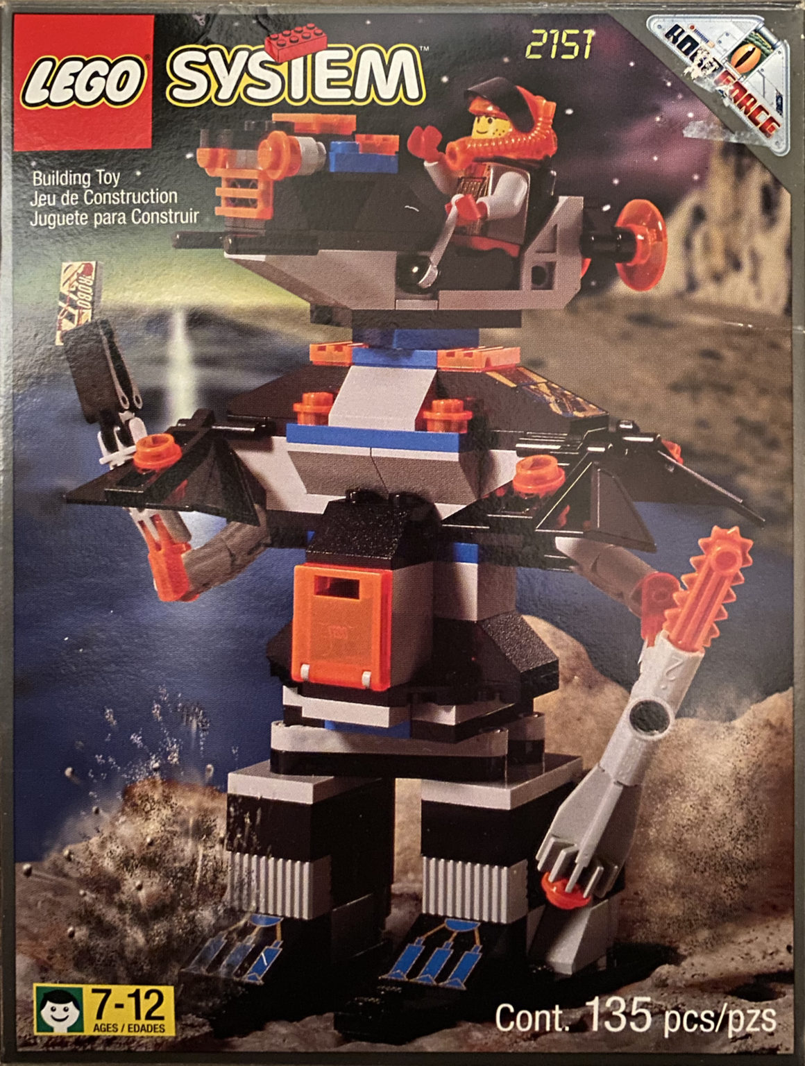 2151: Robo Raider - Back of the Box Builds
