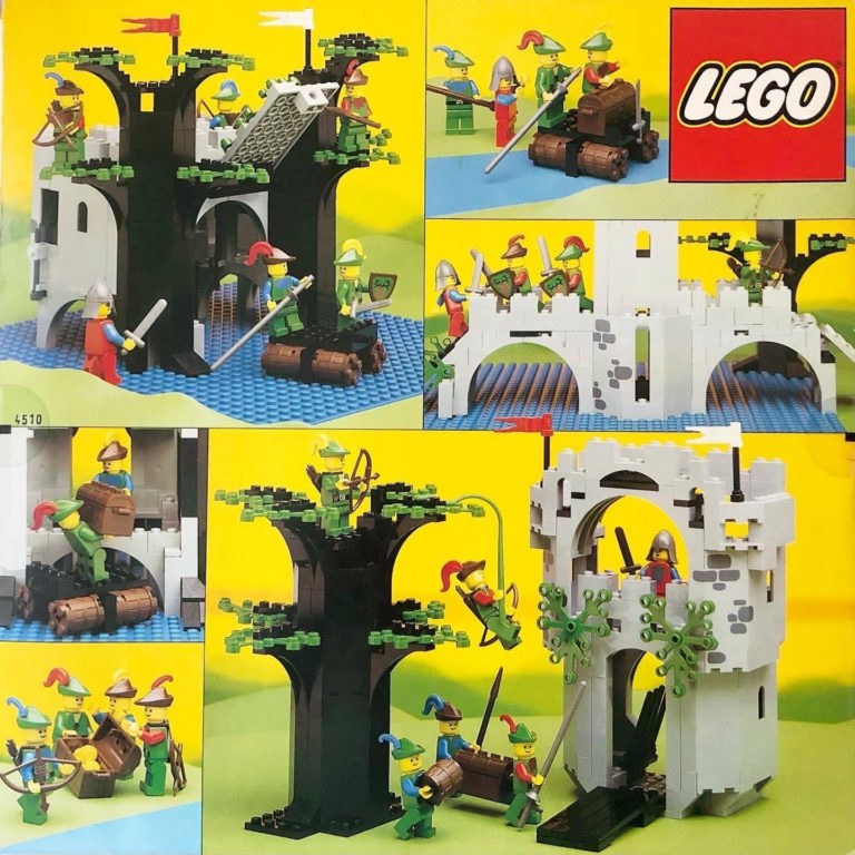 6077-2: Forestmen's River Fortress - Back of the Box Builds