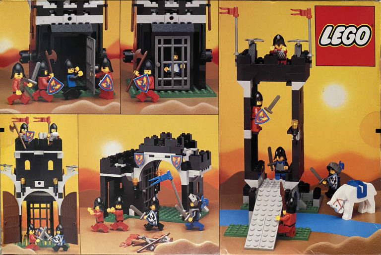 6059: Knight's Stronghold - Back of the Box Builds