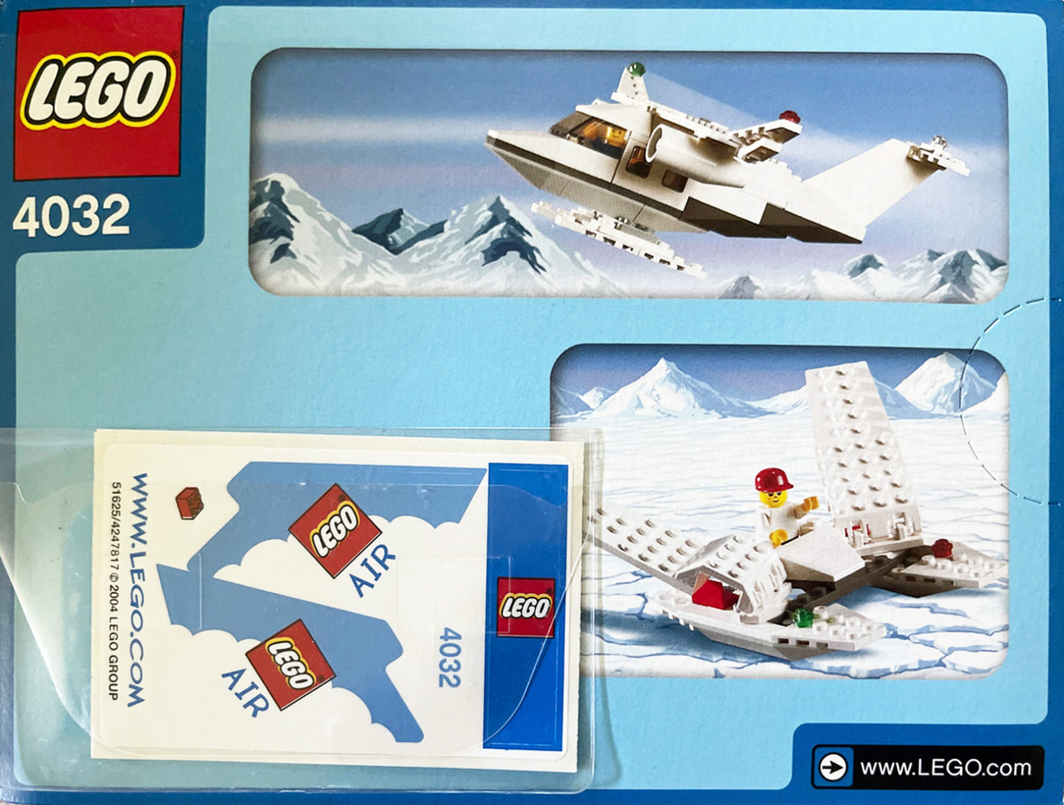 4032: Passenger Plane - Back of the Box Builds