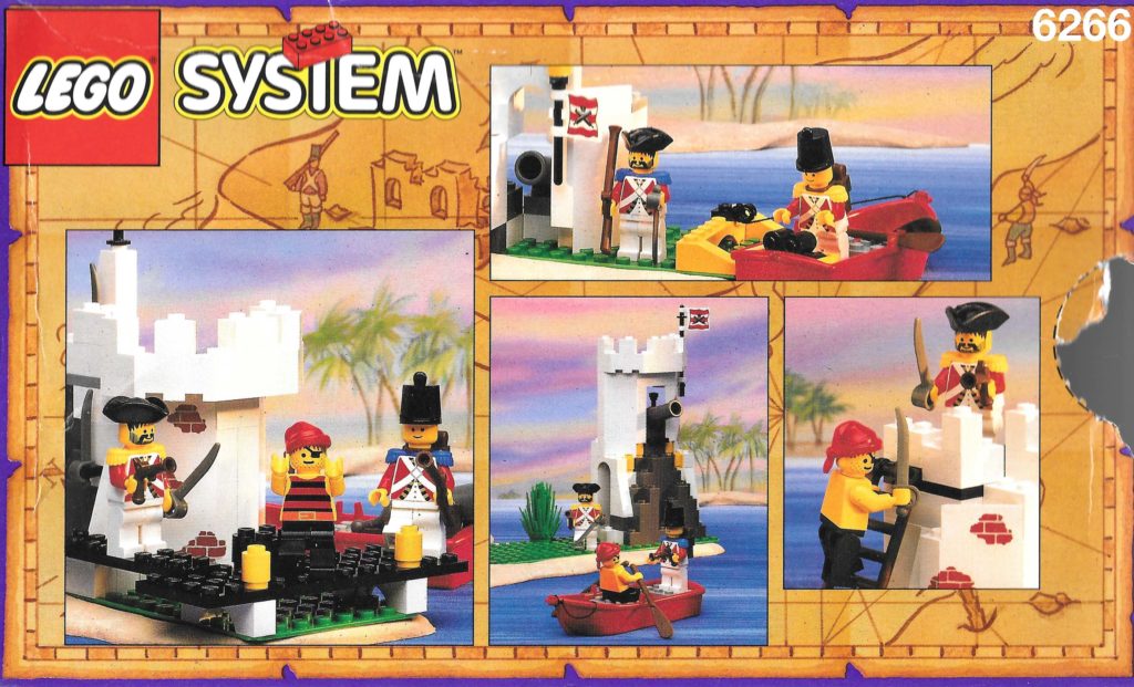 6266: Cannon Cove - Back of the Box Builds