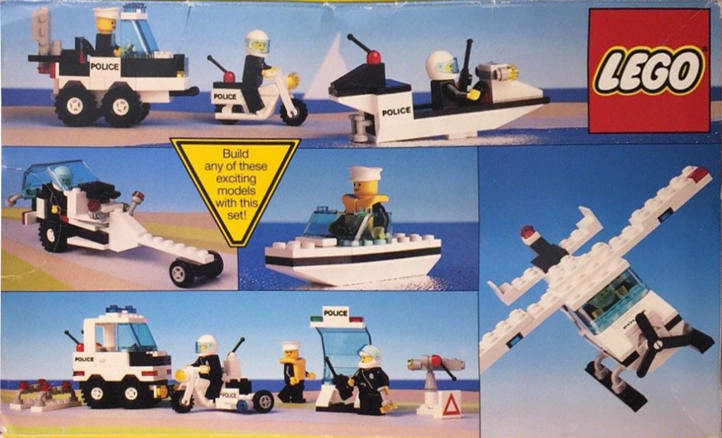 6354: Pursuit Squad - Back of the Box Builds