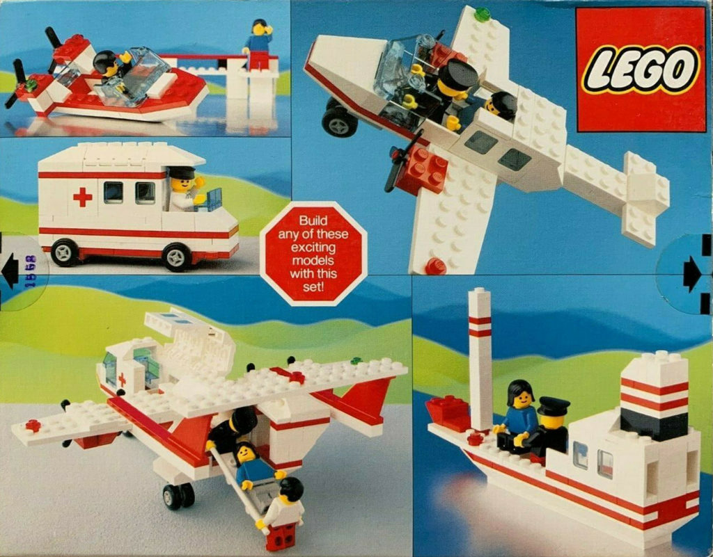 6356: Med-Star Rescue Plane - Back of the Box Builds