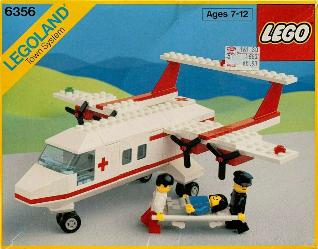 6356: Med-Star Rescue Plane - Back of the Box Builds