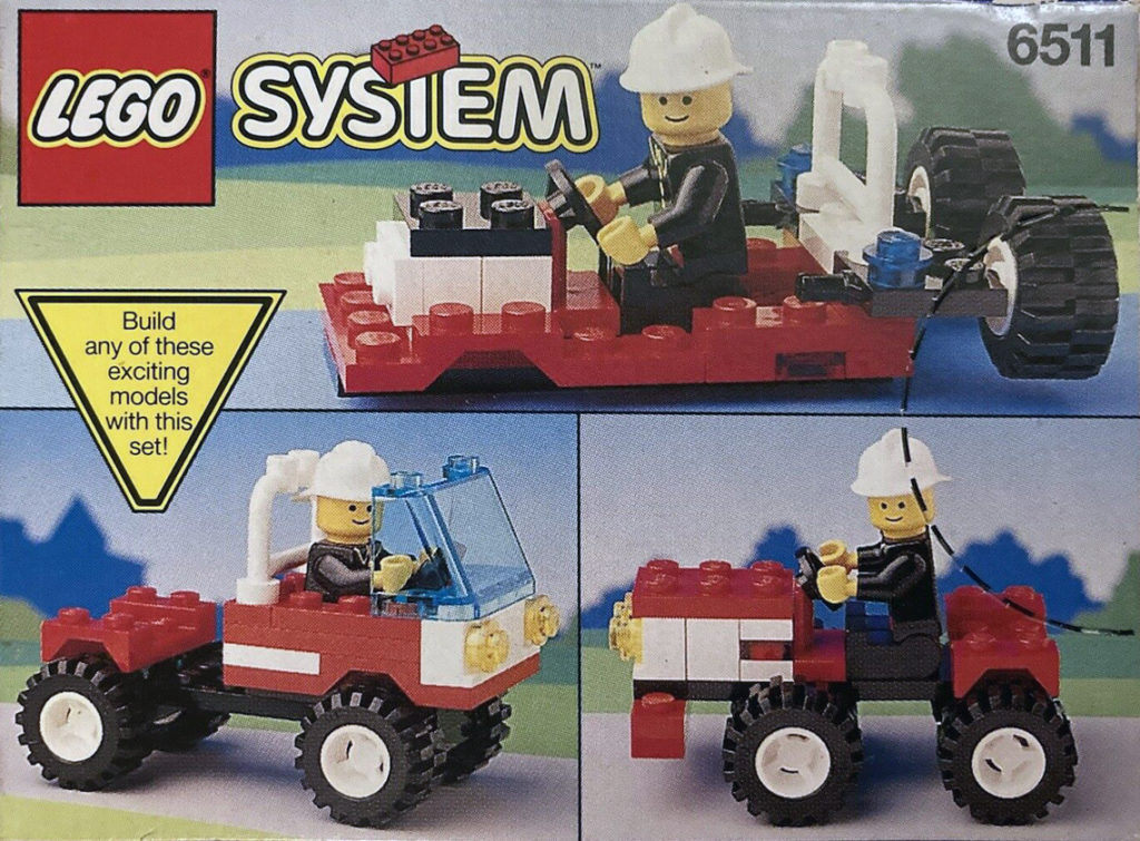 6511: Rescue Runabout - Back of the Box Builds