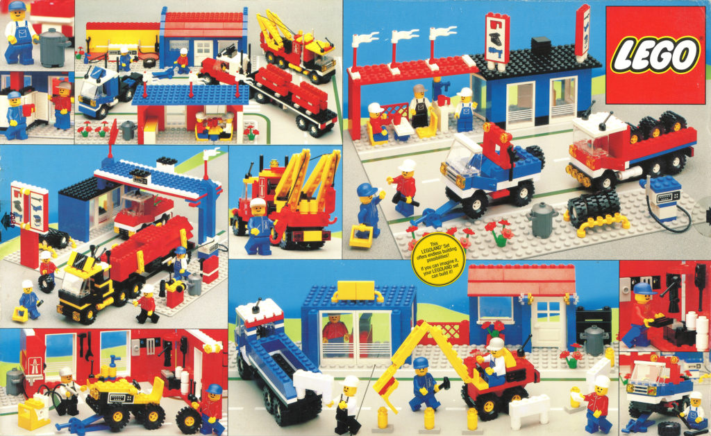 6393: Big-Rig Truck Stop - Back of the Box Builds