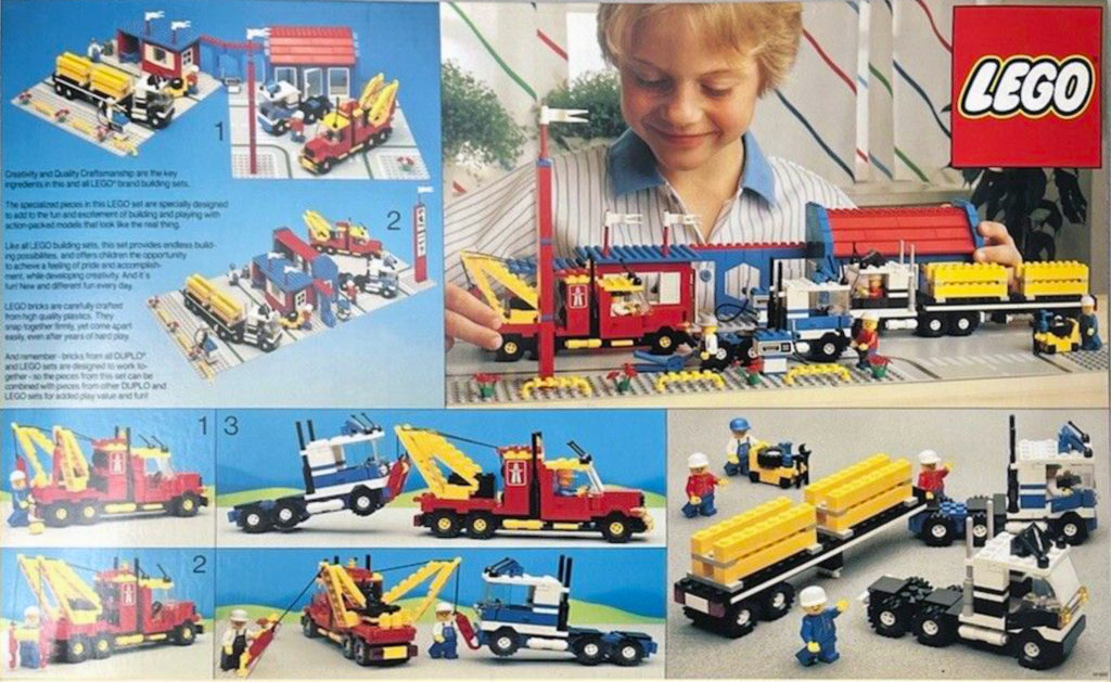 6393: Big-Rig Truck Stop - Back of the Box Builds