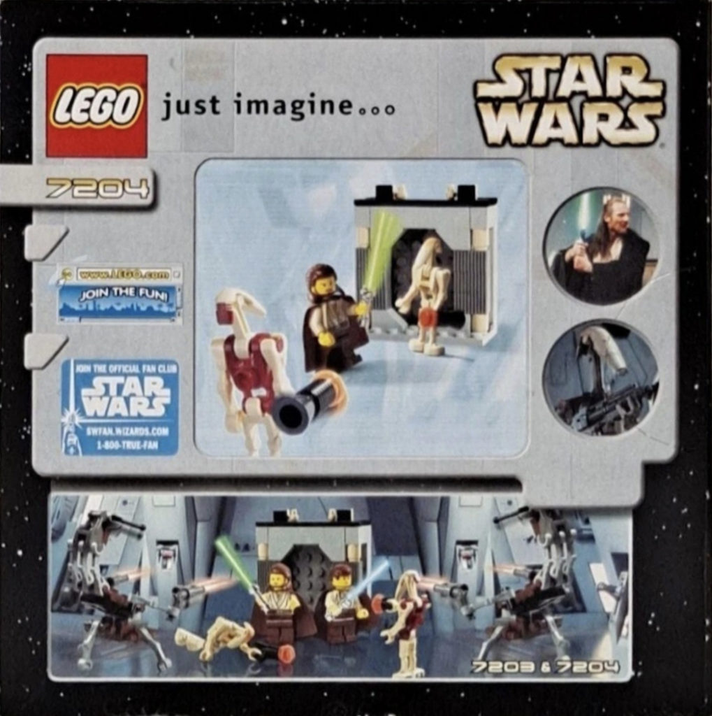 7204: Jedi Defense II - Back of the Box Builds
