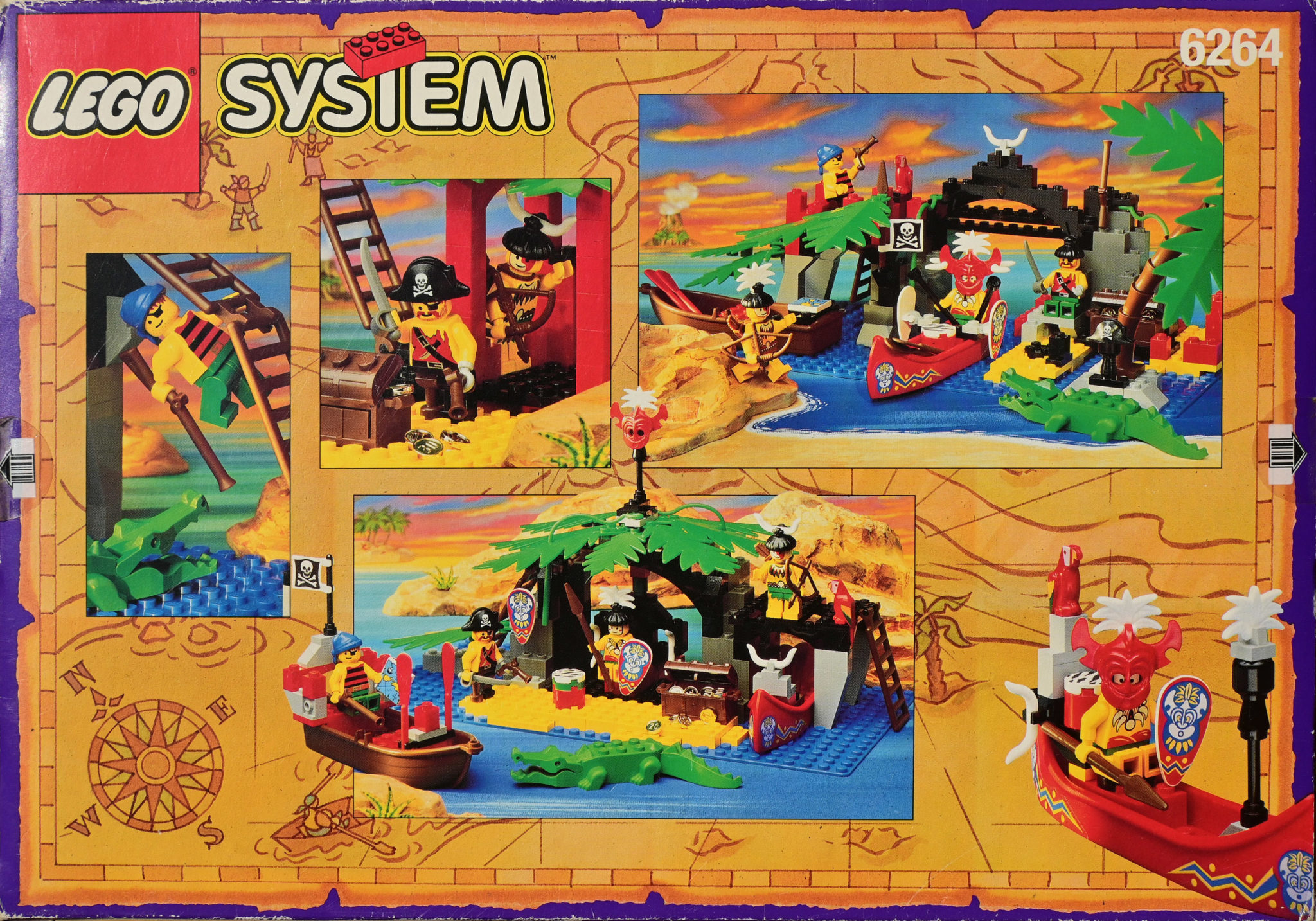 6264: Forbidden Cove - Back of the Box Builds