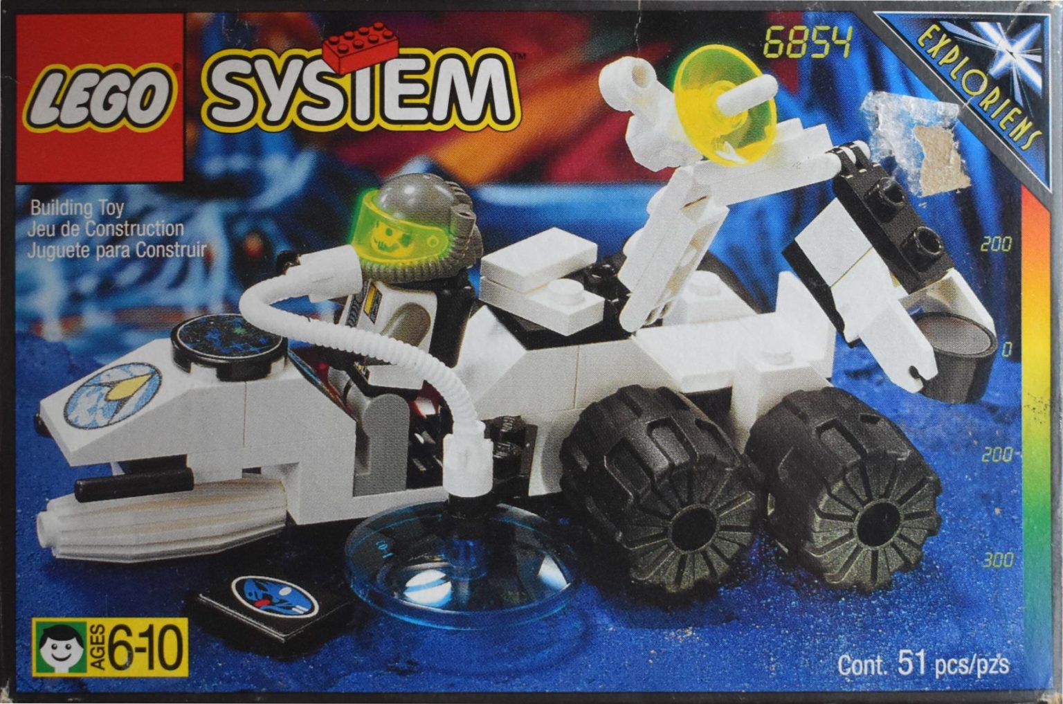 6854: Alien Fossilizer - Back of the Box Builds