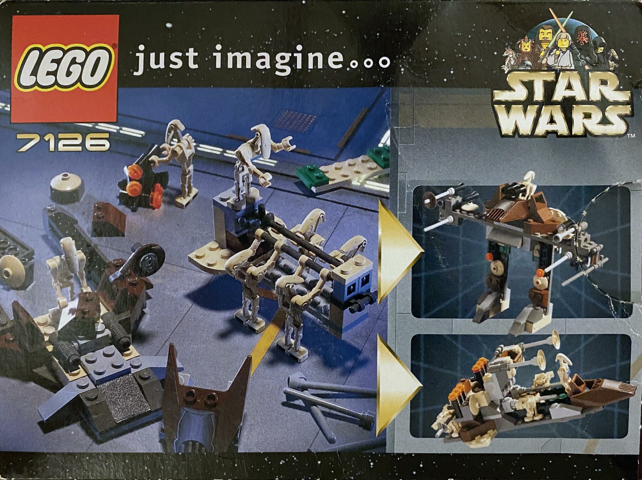 7126: Battle Droid Carrier - Back of the Box Builds