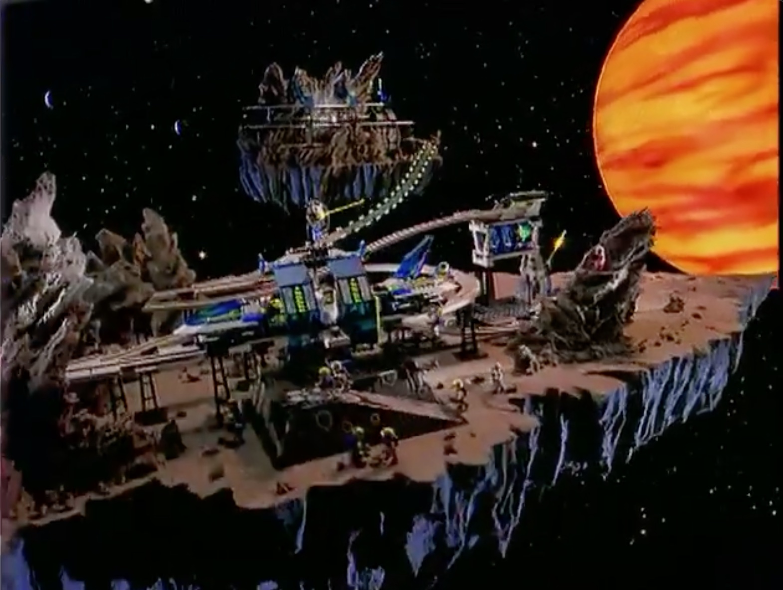 1994 Unitron and Spyrius Commercial - Back of the Box Builds