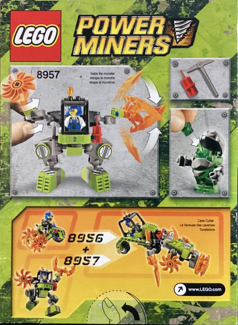 8957: Mine Mech - Back of the Box Builds